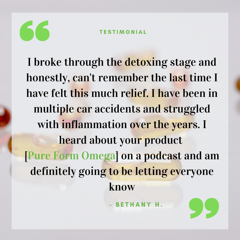 Bethany H. Pure Form Omega Review | Pure Life Science