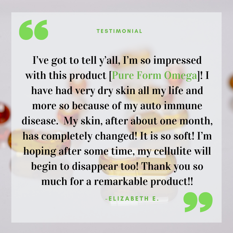 Elizabeth E. Pure Form Omega Review | Pure Life Science